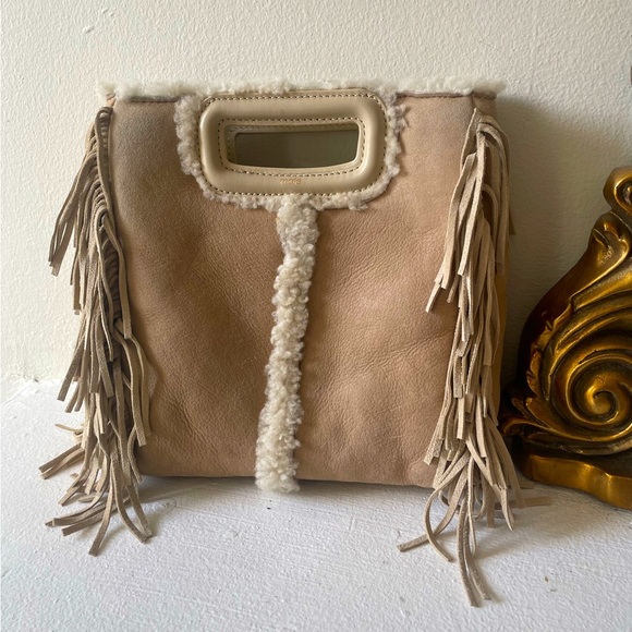 Maje | Bags | Maje Shearling Sheepskin Purse | Poshmark